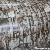China HDP Coating Pre Painted Aluminum Sheet Brick Grain For Building Wall Decoration for sale