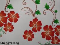 China Color Flower Printing Prepainted Galvanized Steel Coil Use In House Interior Decoration for sale