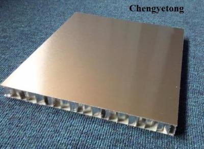 China PET Film Outdoors 0.15mm Aluminum Honeycomb Sandwich Panels for sale