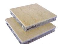 China Thickness 0.27mm Marble Grain Aluminium Honeycomb Board for sale