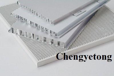 China Pet Film Coated Decoration 0.4mm Aluminum Honeycomb Panels for sale