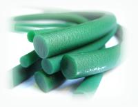 China Fast Joining Durable Polyurethane O Shaped Round Belt Rough Surface Transmission 90A for sale