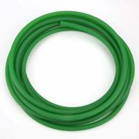 China PU Polyurethane Round Belt 85A Rough Surface Green Self Adhesive Transmission Belt 2mm to 20mm for sale