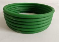China Polyurethane PU Round Belt 8mm Diameter High Strength Green 30m Roll Power Transmission for sale