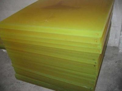 China Industrial Polyurethane Rubber Sheet 60A-95A High Tensile Strength 500x500mm for sale