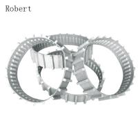 China Polyurethane Timing Belts with Baffle Guide for Tobacco Industry Pitch T5 T10 AT10 for sale
