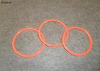 China Round Rubber Drive Endless Belt 2mm-20mm for Glassware Machine High Tensile for sale