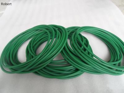 China Green Polyurethane Round Timing Belts O Ring Drive Belts 10mm Width 1000mm Length for sale