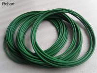 China PU Rubber O Ring Cord Round Drive Belt 2mm to 20mm for Glassware Machine for sale