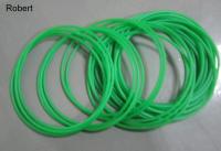 China PU Rubber O Ring Cord Round Drive Belt 2mm to 20mm for Glassware Machine for sale