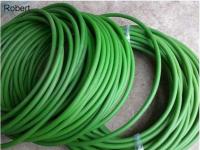 China PU Rubber O Ring Cord Round Drive Belt 2mm to 20mm for Glassware Machine for sale