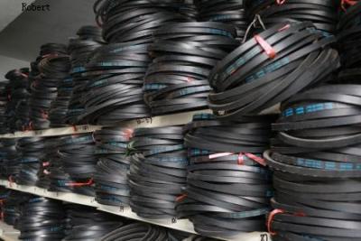 China Oil Resistant Flat Rubber V Belt for Small Electric Motor Drive Transmission for sale