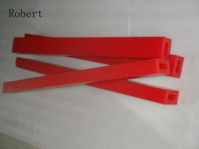 China Heat Resistant Polyurethane Parts -30℃ to 80℃ Oil Resistance Red Color Industrial Components for sale
