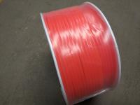 China Orange Polyurethane PU Round Belt 2mm-30mm for Textile Industry 80A-98A for sale