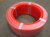 China Polyurethane PU Round Belt Orange 3mm to 18mm Rough Smooth for Ceramic Tile Conveying for sale