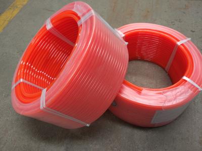 China Polyurethane PU Round Belt Orange 3mm to 18mm Rough Smooth for Ceramic Tile Conveying for sale