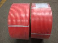 China Orange Polyurethane Round Belts Abrasion Resistant Urethane Drive Belts 2mm to 20mm Diameter 95 Shore A Hardness for sale