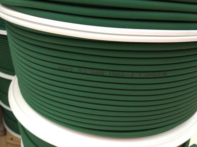 China Green Polyurethane Round Belt Low Compression Set for Tile Conveying 6mm for sale