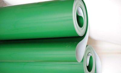 China Portable Flat Transmission PVC Conveyor Belt For Packaging / Printing Machine for sale