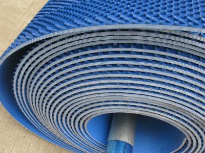 China Rough Top Polyurethane Coating Conveyor Belt 2mm Thickness for Industrial Material Transport for sale