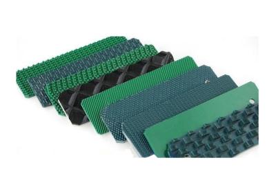 China Polyurethane Oil Resistant Conveyor Belt Food Grade Glossy Diamond Surface 2mm Thickness for sale