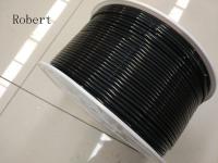 China Electronics Industrial Polyurethane Round Belt Anti Static Smooth Surface Black Color for sale