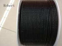 China Electronics Industrial Polyurethane Round Belt Anti Static Smooth Surface Black Color for sale