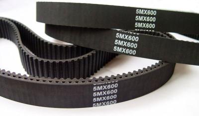 China Heat Oil Resistant Industrial Timing Belts Black Rubber 14mm Pitch 50mm Width for sale