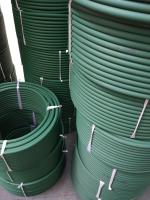 China Green PU Round Belt 85A Urethane Round Belting 30m Roll Fast Joining Flexible Drive Belt for sale