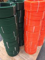 China Polyester Cord Rough Polyurethane Round Belt Green Color For Machine Industry for sale