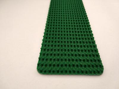 China Green Rough Top PVC Conveyor Belt 2mm Thickness Wear Resistant Replacement for sale