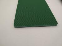 China Green Color Both Pattern Industrial Conveyor Belts PVC PU 1-7mm Thickness for Food Beverage for sale