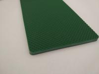 China Green Color Both Pattern Industrial Conveyor Belts PVC PU 1-7mm Thickness for Food Beverage for sale