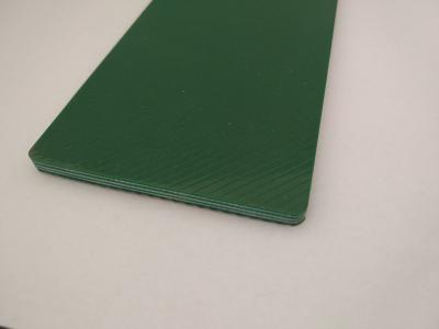 China Green Color Both Pattern Industrial Conveyor Belts PVC PU 1-7mm Thickness for Food Beverage for sale