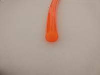 China Industrial PU Round Belt 3mm to 18mm Orange Rough Smooth Polyurethane Cord for sale