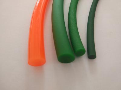 China Rough Surface Urethane Conveyor Belt for Food Industry 2mm Thickness Green Orange for sale