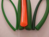 China PU Drive Rough Polyurethane Round Belt Green Color 2mm to 30mm for Glass Industry for sale