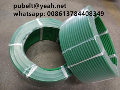China 85A Green Polyurethane Round Belt High Tensile Tear Strength 2mm-20mm for sale