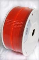 China Orange Polyurethane Round Belt 2mm-20mm Abrasion Oil Chemical Resistant for Textile Industry for sale