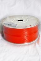 China Orange Polyurethane Round Belt 2mm-20mm Abrasion Oil Chemical Resistant for Textile Industry for sale
