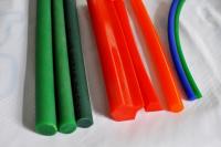 China Durable Polyurethane Round Belt 6mm Diameter High Tensile Strength PU Round Belt for sale