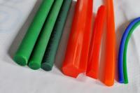 China Polyester Cord Rough Polyurethane Round Belt Green Color For Machine Industry for sale