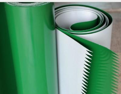 China Green PVC Conveyor Belt 1-7mm Thickness High Tensile Strength for Food Industry for sale