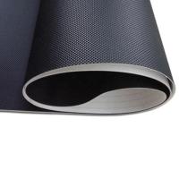 China Black PVC Conveyor Belt 2000mm-3000mm Width for Treadmill Machine 1-7mm Thickness for sale