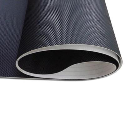 China Black PVC Conveyor Belt 2000mm-3000mm Width for Treadmill Machine 1-7mm Thickness for sale
