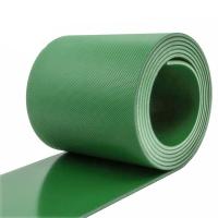 China Diamond Pattern PVC Industrial Conveyor Belt 1-7mm Thickness for Logistics for sale