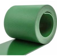 China Diamond Pattern PVC Industrial Conveyor Belt 1-7mm Thickness for Logistics for sale