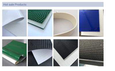 China Solid PVC Material Conveyor Belt Customized Width High Durability for sale