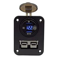 China Innovative Design Double QC2.0 Motorcycle USB Charger 21W Aluminium Alloy for sale