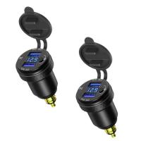China 36W QC3.0 Aluminum Waterproof Motorcycle Usb Charger 12-24V Durable for sale
